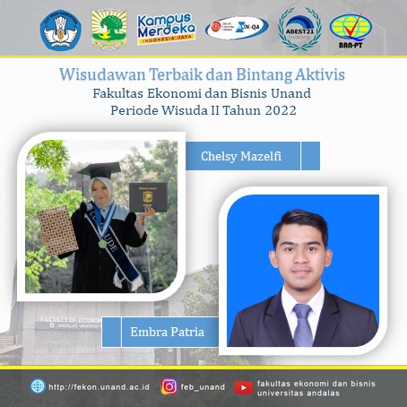 Wisudawan Terbaik dan Bintang Aktivis Kampus FEB Unand Wisuda II Tahun ...